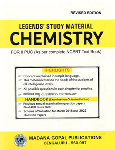Legend's 2nd PUC - CHEMISTRY - [Study Material - As Per Complete NCERT ...
