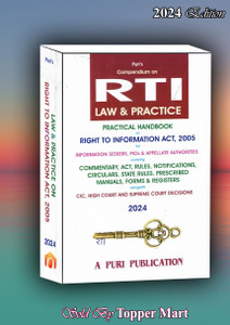 Compendium On Rti Law & Practice Edition 2024: Buy Compendium On Rti ...