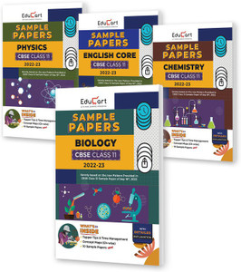 Educart CBSE Class 11 Sample Papers 2022-23 Bundle - Physics, Chemistry ...