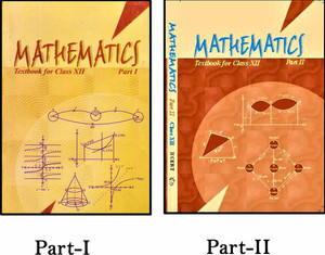 Mathematics NCERT Textbook For Class XII Part I + Part II (English ...