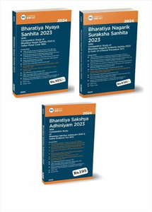 Taxmann's 3 Book Combo NEW - IPC / CRPC / Evidence - Sakshya Bill, 2023 ...