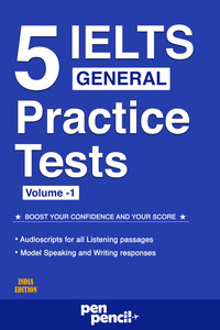 5 IELTS Practice Tests, General Vol.1 | IELTS 2023 New Edition: Buy 5 ...