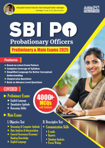 SBI PO Comprehensive Book For Preliminary And Mains Exams 2025 -26 With ...