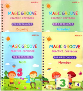 Magic Practice Copybook 4 BOOK Number Tracing, Sank Magic Practice Copy ...