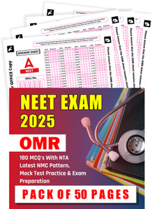 OMR Sheets For Practise NEET Exam 2025, 180 MCQ's With NTA Latest NMC ...