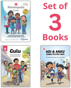 (Set Of 3 Books) - (Menstrupedia Comic For Girls + Gulu Comic For Boys ...