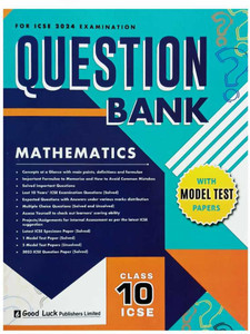 ICSE Question Bank & Model Test Papers Mathematics For Class – 10: Buy ...