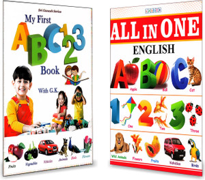My First Book Of All In One|Alphabet|Numbers|Big Picture Book| Letters ...