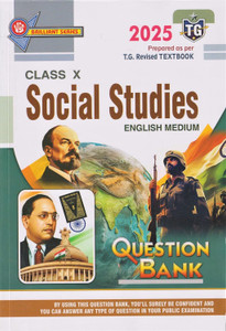 TG Class 10 Social Studies Question Bank 2025 Edition (English Medium ...