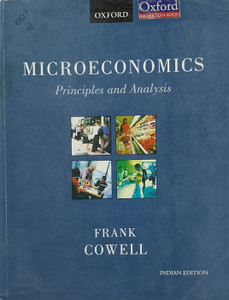 MICROECONOMICS Principles And Analysis (Old Used Book): Buy ...