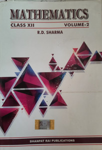 Mathematics Class Xii Volume 2 R D Sharma: Buy Mathematics Class Xii ...