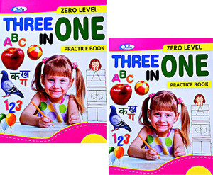 All In One Writing Practice Books For Kids. Three In One Writing ...