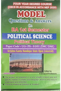 DD-Political Science | B.A. 1st Semester | Model Questions And Answers ...