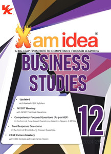 Xam Idea Business Studies Class 12 Book | CBSE Board | Chapterwise ...