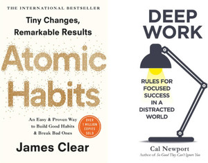 Atomic Habits + Deep Work: Buy Atomic Habits + Deep Work by Cal Newport ...