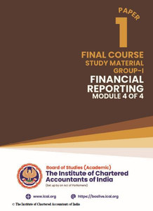 ICAI FINANCIAL REPORTING ( FINAL COURSE) ICAI PAPER 1 - GROUP 1 ...