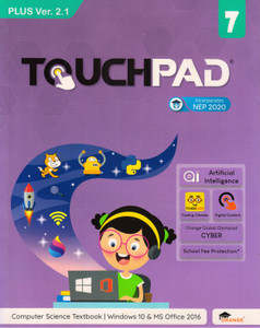 Touchpad Plus Ver. 2.1 Class - 7 (Computer Science Textbook | Windows 7 ...