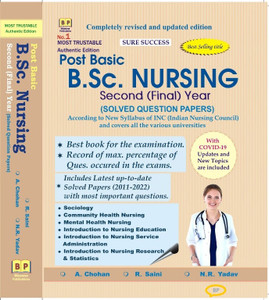 Post Basic BSc Nursing 2st SecondYear (Solved Question Papers) With ...