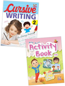 Combo Set Of Cursive Writing 2 & Activity Book (Pink): Buy Combo Set Of ...