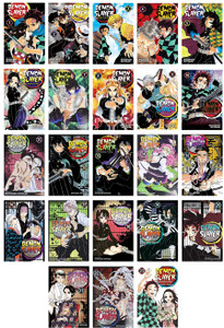 DEMON SLAYER COMPLETE BOOKS BOX SET VOLUMES 1-23 (Demon Slayer: Kimetsu ...