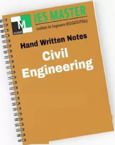 IES Master Civil Engineering Hand Written Notes With Spiral (Spiral ...