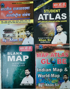 Student ATLAS Useful For All Competitive Exam, Rbd Khan Sir Map Book ...