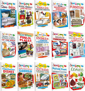 Sawan Presents Pack Of 15 Books Combo 4 | Cut And Paste Chart Books For ...