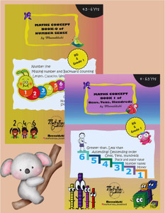 Ukg Kg2 Math Concept Practice Book Set Of Number And Ones Tens Hundreds ...