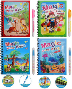 Flipkart.com | ibox Water Magic Colouring Book Rectangle Shaped Color ...
