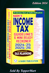 Nabhi’s Income Tax Guidelines & Mini Ready Reckoer 2024-25, 2025-26 ...