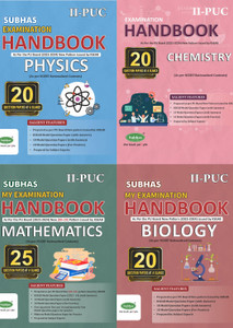 Second Puc Examination Handbook-Em, Pcmb (Set), physics/chemistry ...
