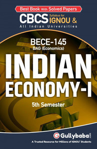 IGNOU BECE-145 - Indian Economy – I, Latest CBCS Help Book Edition: Buy ...