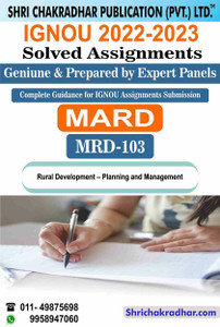 IGNOU MRD 103 Solved Assignment 2022-23 Rural Development Planning And ...