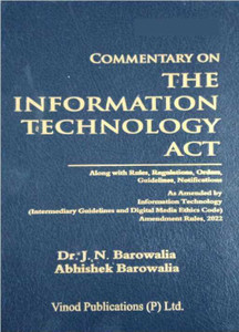 Commentary On THE INFORMATION TECHNOLOGY ACT - Latest 2023 Edition ...