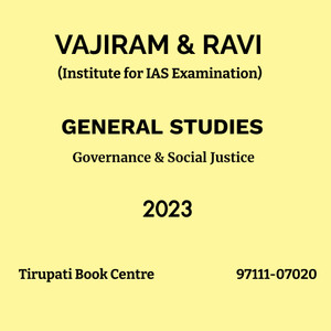VAJIRAM & RAVI General Studies Governance & Social Justice Printed ...
