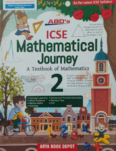 Icse Mathematics Journey A Textbook Of Mathmatics Class 2: Buy Icse ...