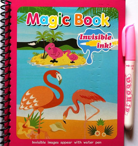 Kids Reusable Drawing Magic Book Set Of-5 Books With Water Pen: Buy ...