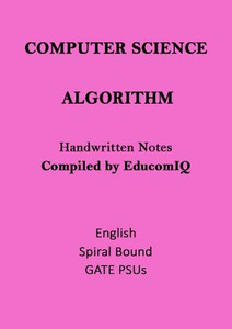 Algorithm Notes Of Computer Science For GATE: Buy Algorithm Notes Of ...