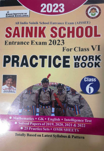 Sainik School Entrance Exam 2023 For Class VI Practice Work Book: Buy ...