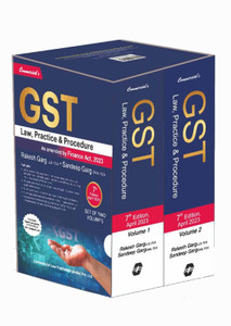 Commercial's GST Law Practice & Procedure { Set Of 2 Vols } | Rakesh ...