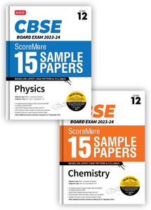 MTG CBSE ScoreMore 15 Sample Papers Class 12 Physics, Chemistry (Set Of ...