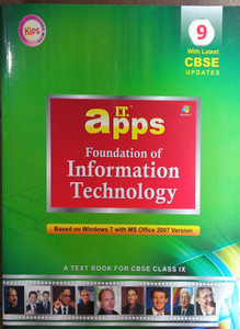 It Apps Foundation Of Information Technology Class 9 For CBSE Students ...