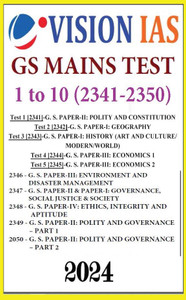 VISION IAS Mains GS Test 2024 ( 2341-2350): Buy VISION IAS Mains GS ...