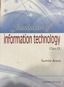 Foundation Of Information Technology For Class 9th: Buy Foundation Of ...