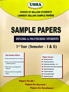 Usha Sample Papers Diploma And Poly Technic Students First Year Sem-I ...