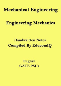 Engineering Mechanics Handwritten Notes By Top Coaching For GATE ESE ...