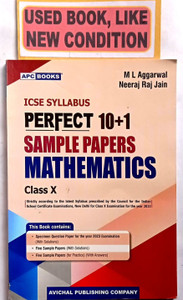 Icse Syllabus Perfect 10+1 Sample Papers Mathematics Class- X (Old Book ...