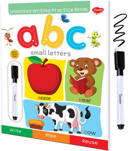 Write And Wipe Book - Abc Small Letters | By Sawan: Buy Write And Wipe ...