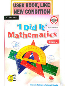 I DID IT MATHEMATICS Class-7 (Old Book): Buy I DID IT MATHEMATICS Class ...