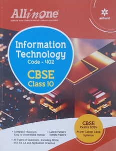 Arihant All In One Information Technology Cbse Class 10 In English 2024 ...